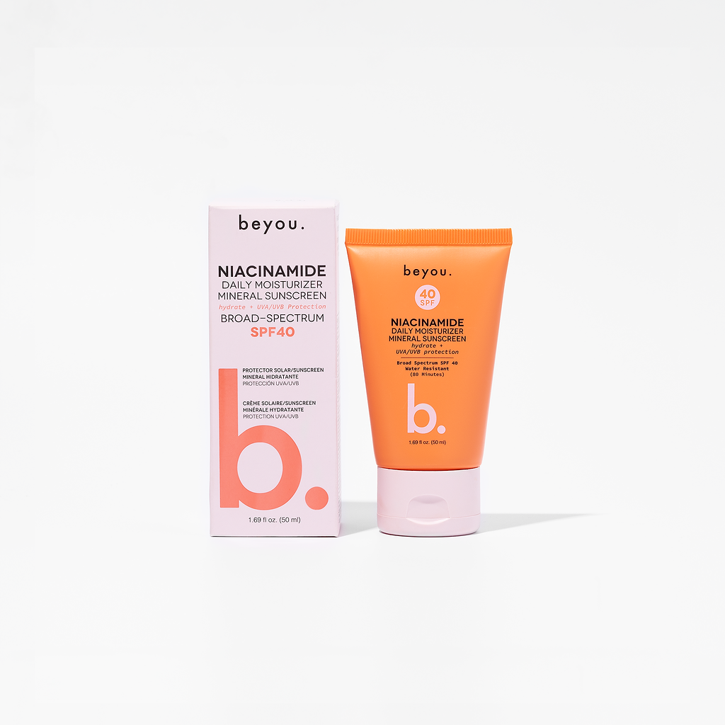 Niacinamide Daily Moisturizer Mineral Sunscreen SPF40 – Beyou Cosmetics